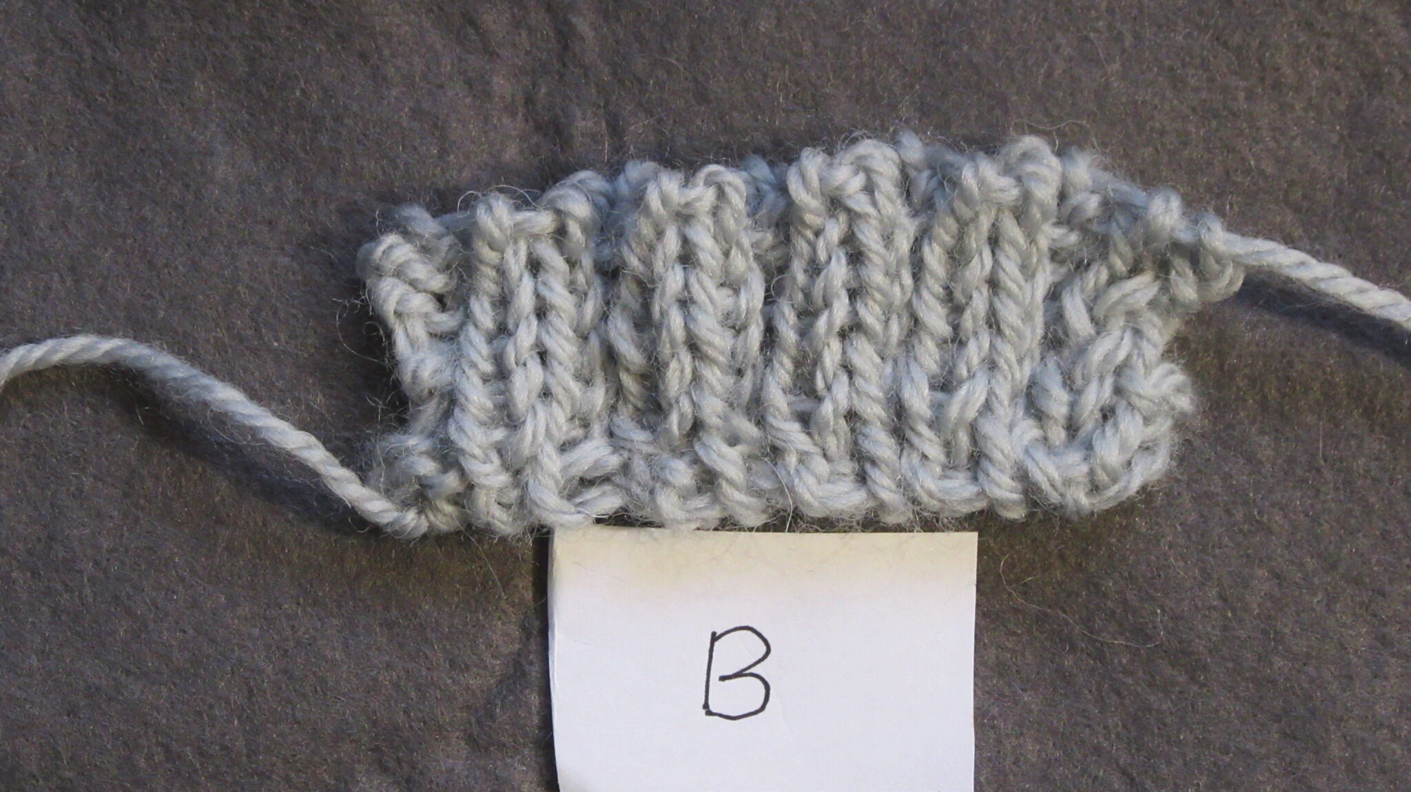 Tubular cast on for 2x2 rib - Teabreak Knitter